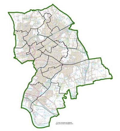 Havering ward boundaries map